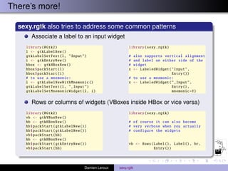 Presentation of sexy.rgtk