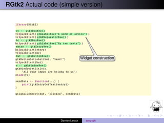Presentation of sexy.rgtk | Programming Languages | Computing