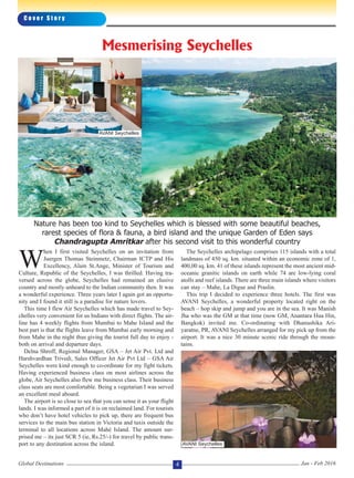 Seychelles cover story in global destination jan feb 2016 | PDF