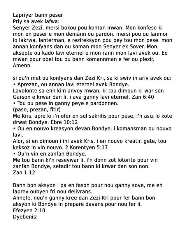 Seychellois Creole Gospel Tract - ONLY JESUS CHRIST SAVES.pdf