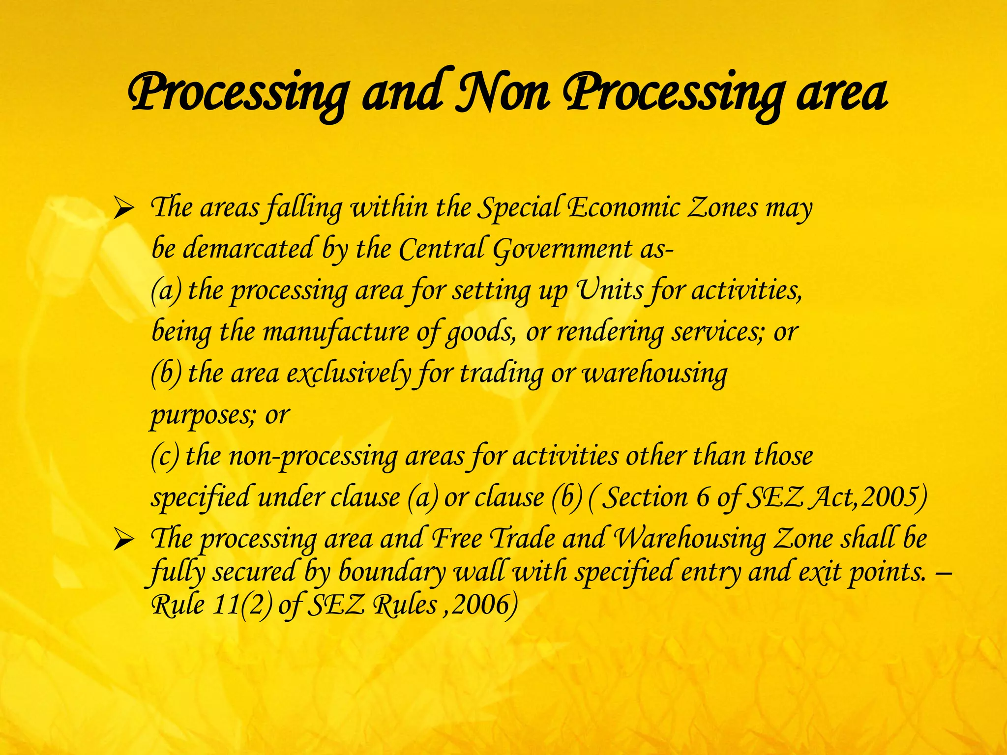 Special Economic Zone | PPT