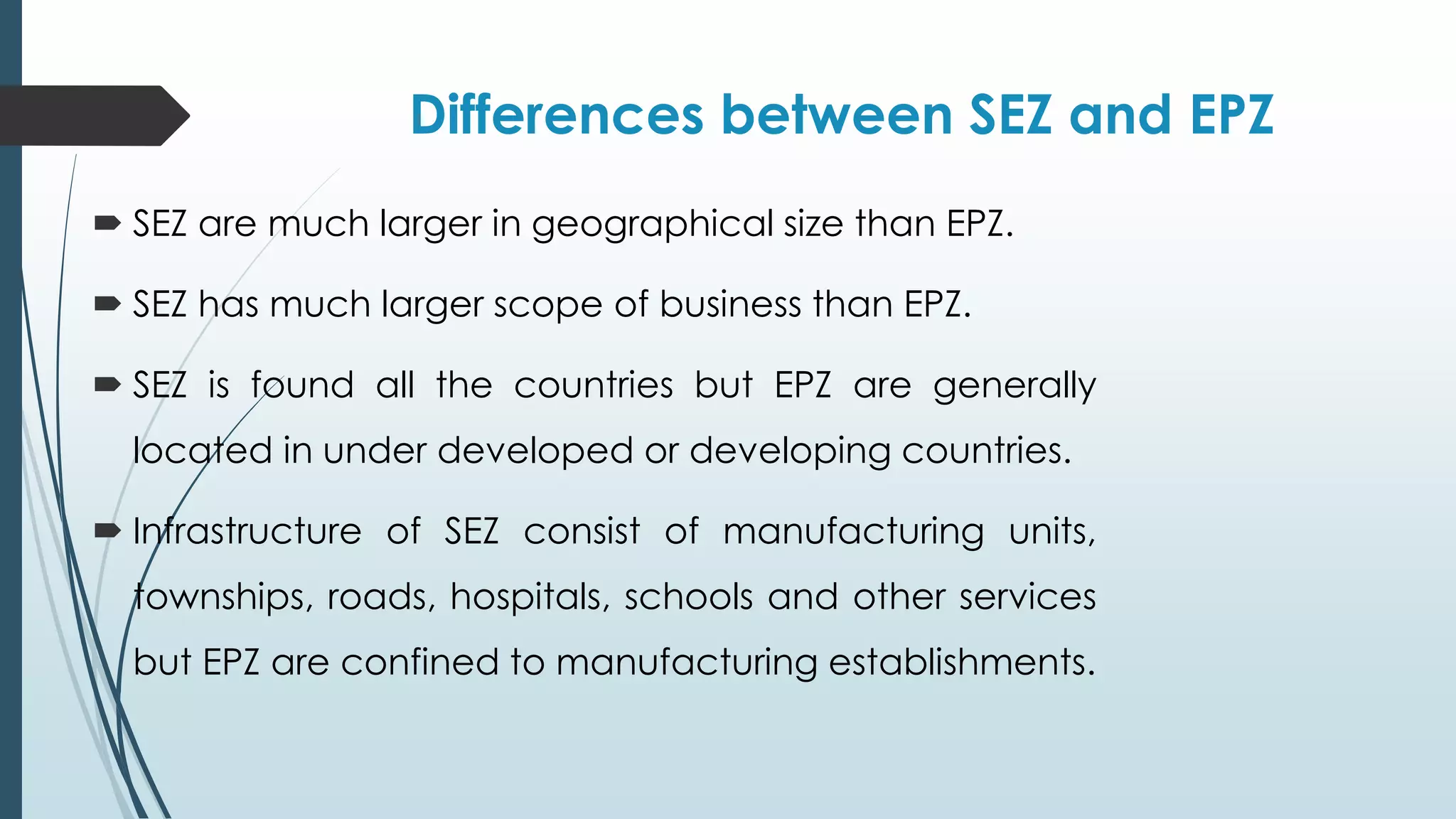 SEZ and EPZ By Shahnawaz | PDF