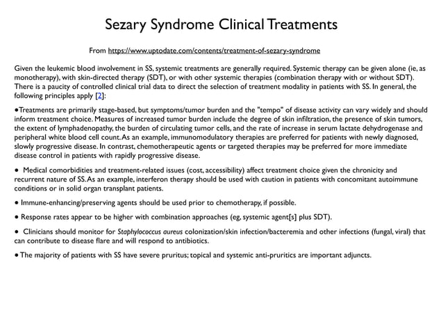 Sezary syndrome slides | PDF | Blood Disorders | Diseases and Conditions