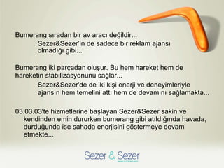 Sezer & Sezer Sunum | PPT