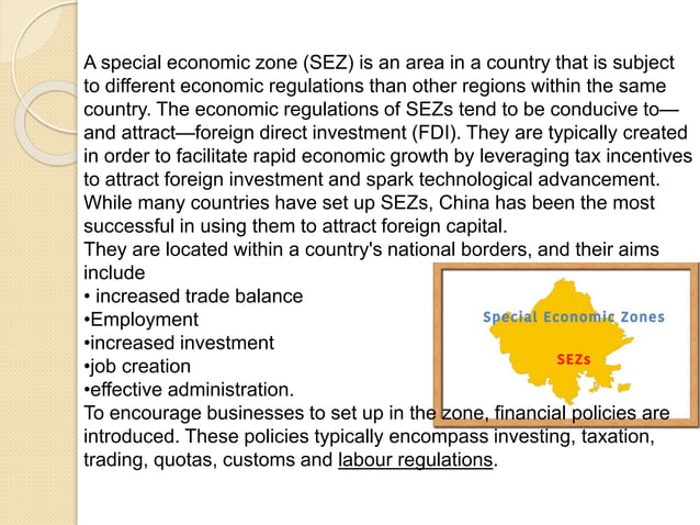 Special Economic Zones | PPT