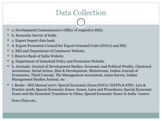 SEZs in India - A study | PPT