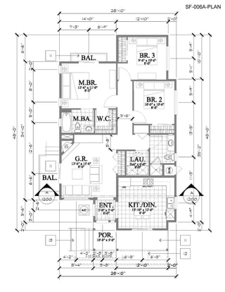 Energy Power House Floor plan Sf 006 a-plan | PDF