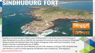 Sindhudurg Fort History
