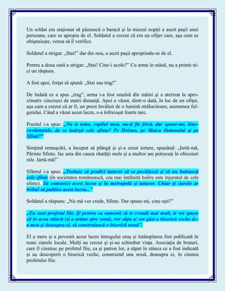 Sfântul prooroc Ilie şi soldatul ce înjura de cele sfinte (20 iulie) | PDF