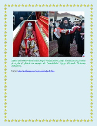 Sfânta noua muceniță Achilina (Akylina) din Zaglivéri (27 septembrie) | PDF