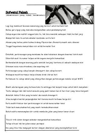 Sofwatul Faizah (Akselerasi yang tidak terdeteksi) | PDF
