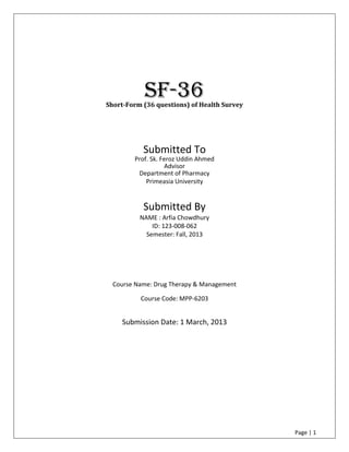SF 36 | DOCX