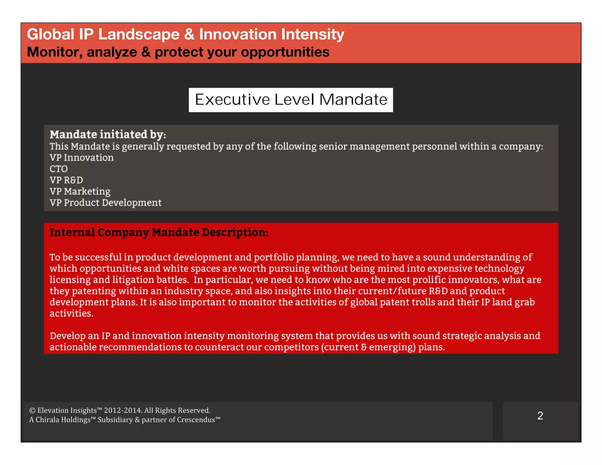 Elevation Insights ™ | Intellectual Property & Innovation | PDF ...