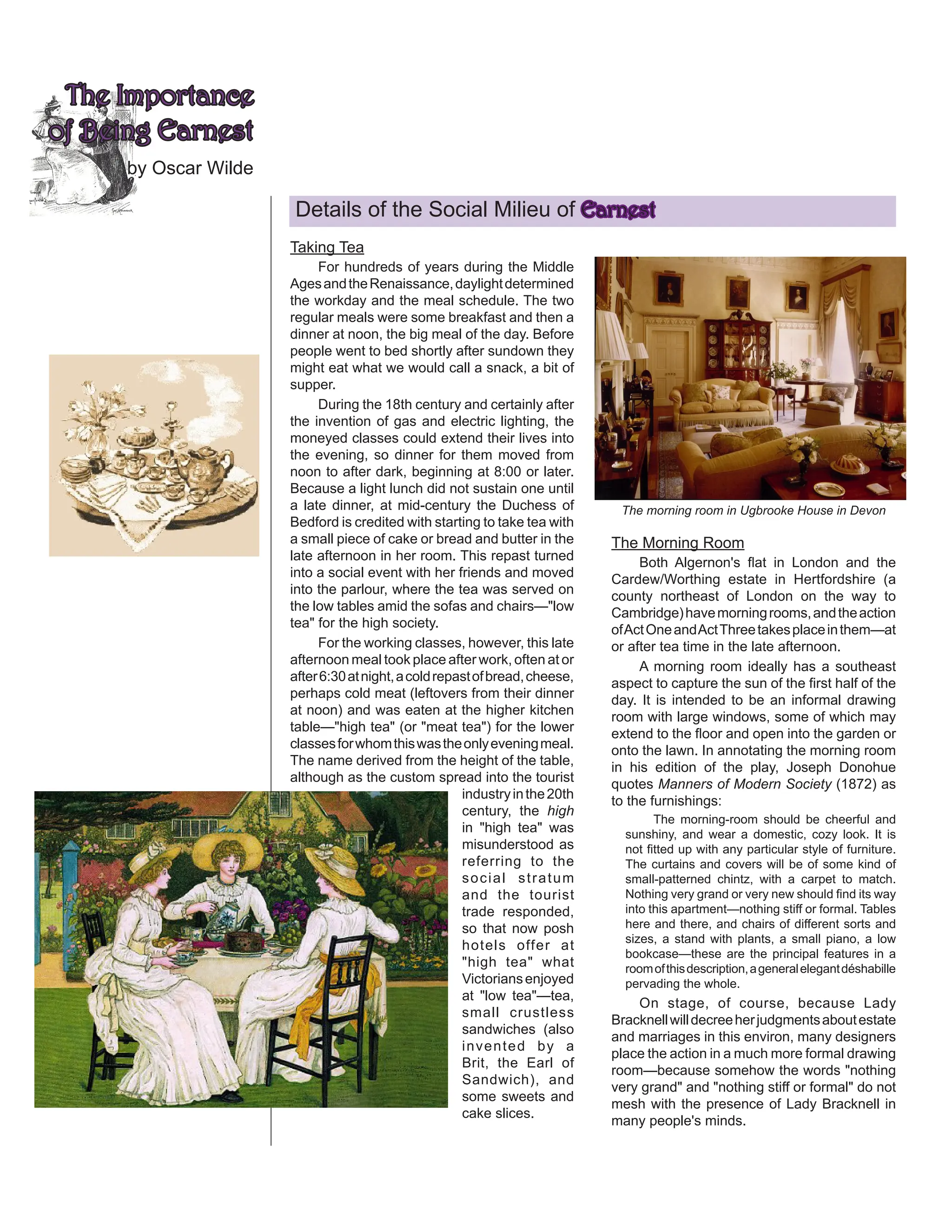 the importance being Earnest by Oscar Wilde | PDF