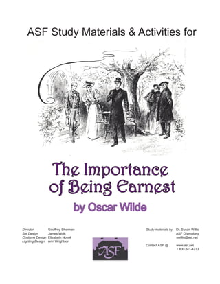 the importance being Earnest by Oscar Wilde | PDF