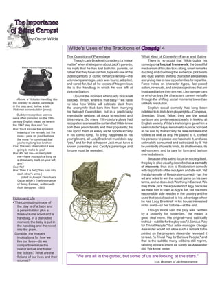 the importance being Earnest by Oscar Wilde | PDF