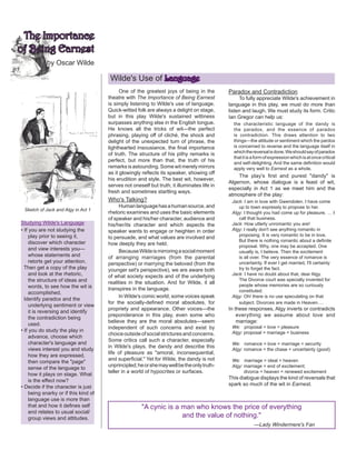 the importance being Earnest by Oscar Wilde | PDF