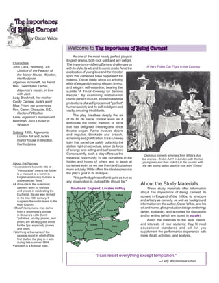 the importance being Earnest by Oscar Wilde | PDF