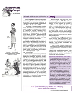 the importance being Earnest by Oscar Wilde | PDF