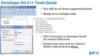 Overview of the Intel® Internet of Things Developer Kit | PDF