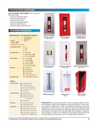 Fire Extinguisher and Cabinets Catalog | PDF