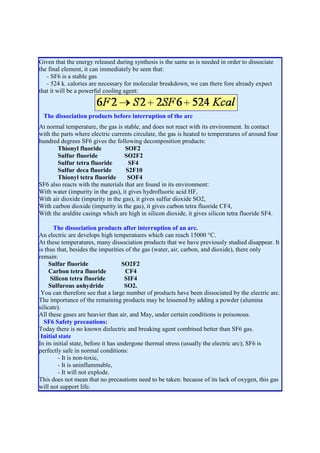 Sf6 gas properties | PDF | Indoor Environmental Quality | Home & Garden