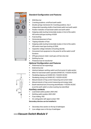Sf6 gas rmu | PDF