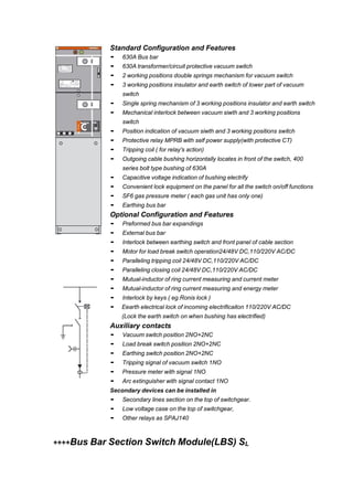 Sf6 gas rmu | PDF