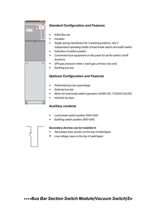 Sf6 gas rmu | PDF