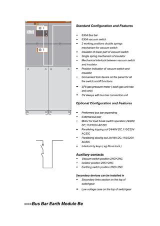 Sf6 gas rmu | PDF