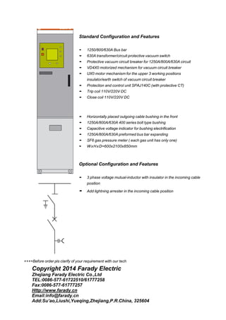 Sf6 gas rmu | PDF