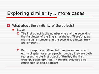 Conceptual similarity: why, where and how | PPT