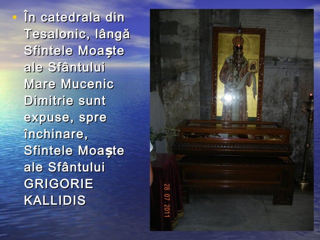 Sfantul Mare Mucenic Dimitrie, Izvoratorul de Mir | PPT
