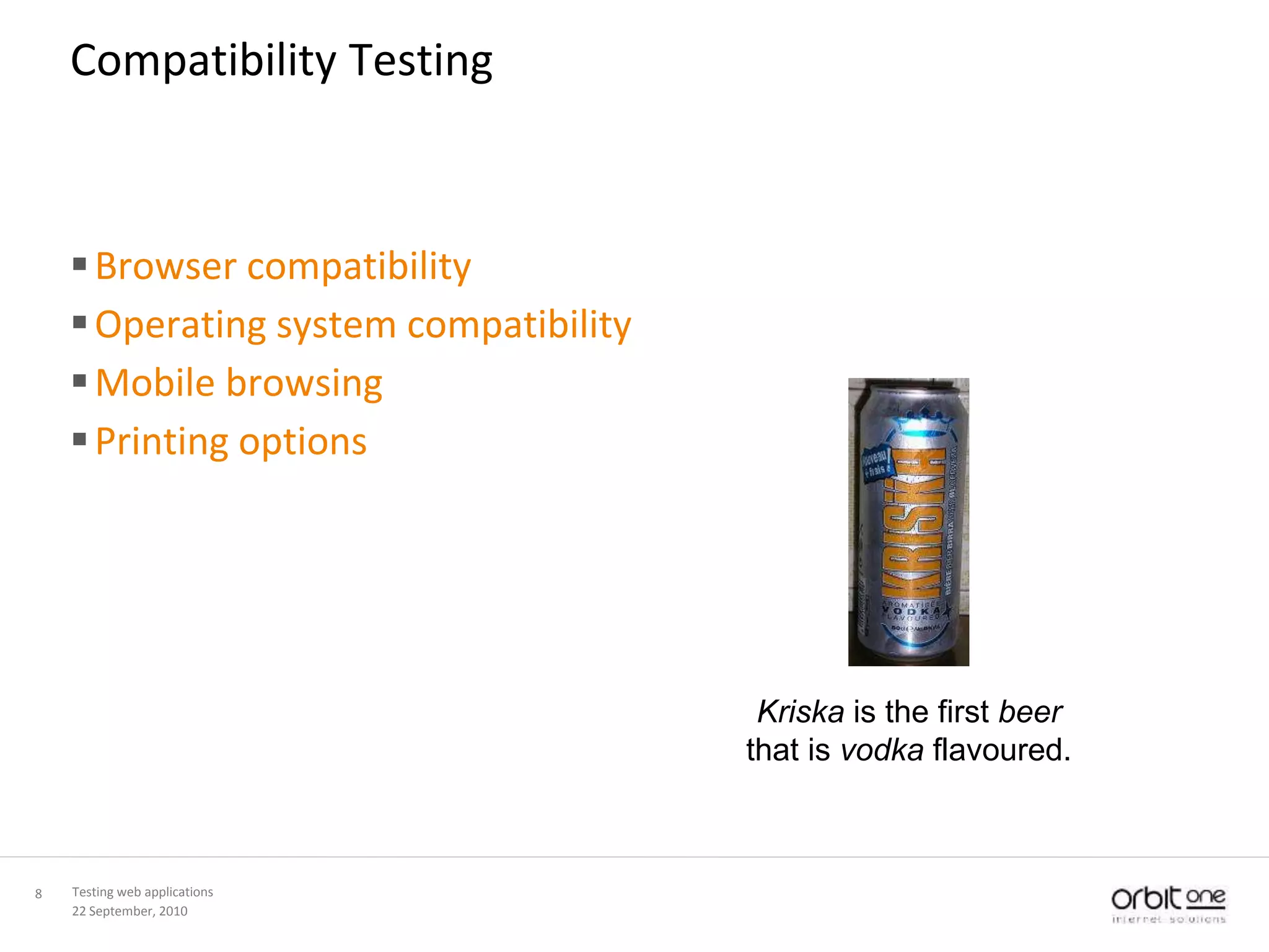 Sfare cafe testing web applications | PPTX