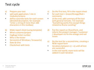 Sfare cafe testing web applications | PPTX