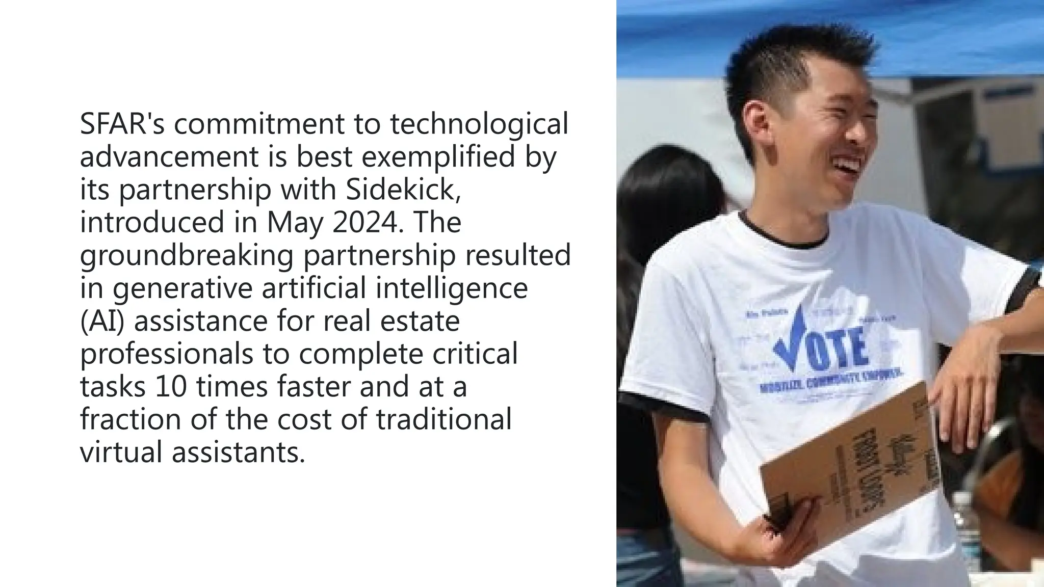 SFAR Pioneers Real Estate Technology Innovation | PPT