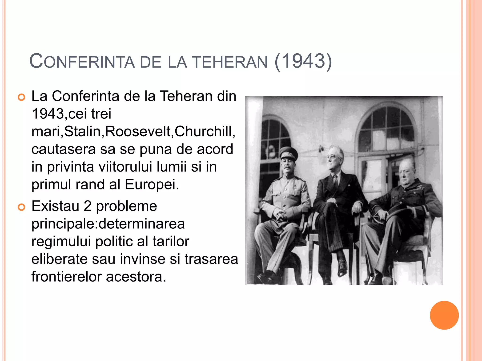 Sfarsitul celui de al doilea razboi mondial | PPTX