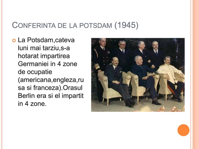 Sfarsitul celui de al doilea razboi mondial | PPTX