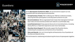 SPACE FORCE ASSOCIATION - SFA Spacepower Conference 2024 | PDF