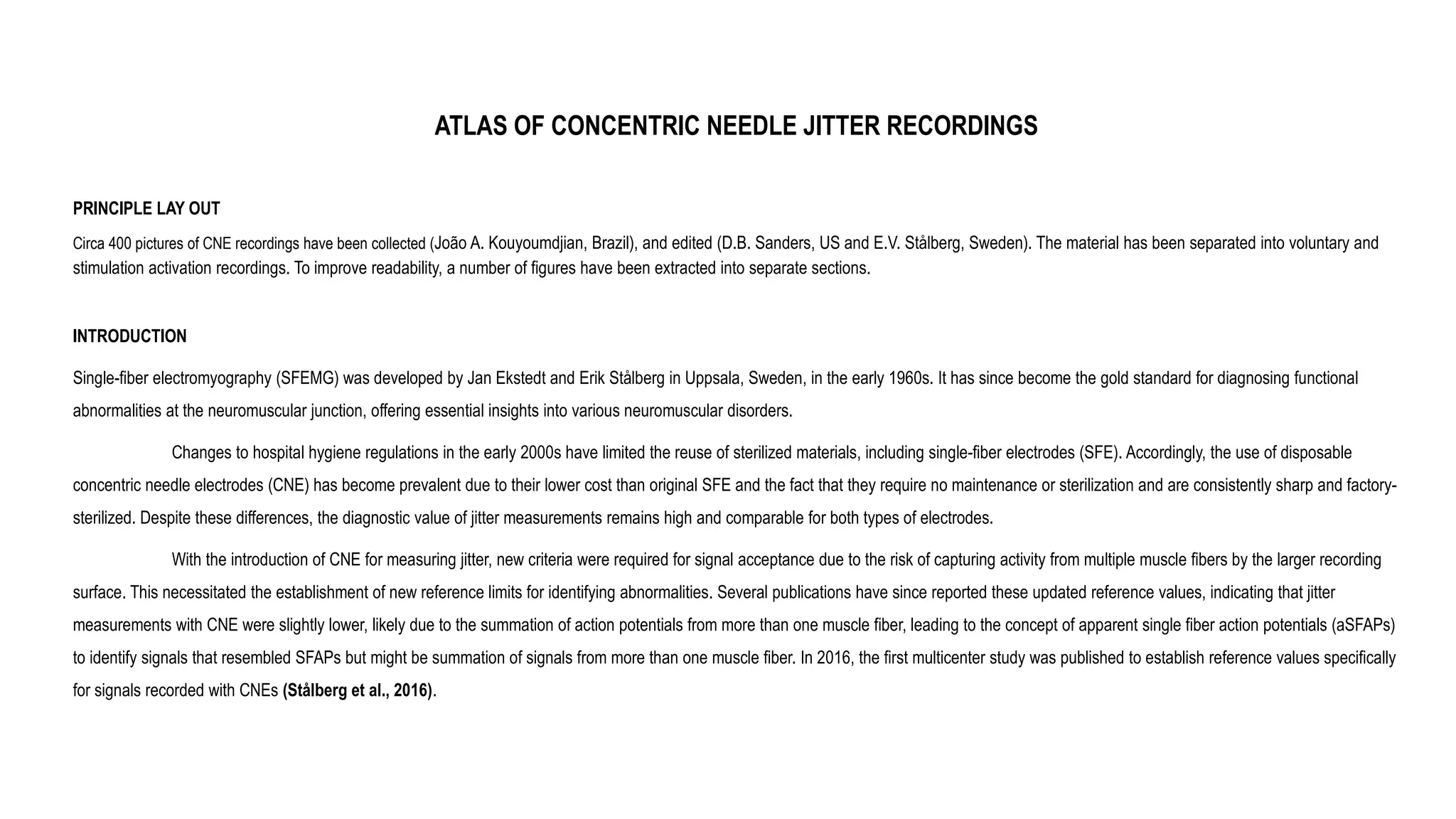 Single Fiber EMG (SFEMG) Signal Atlas - Introduction | PPTX