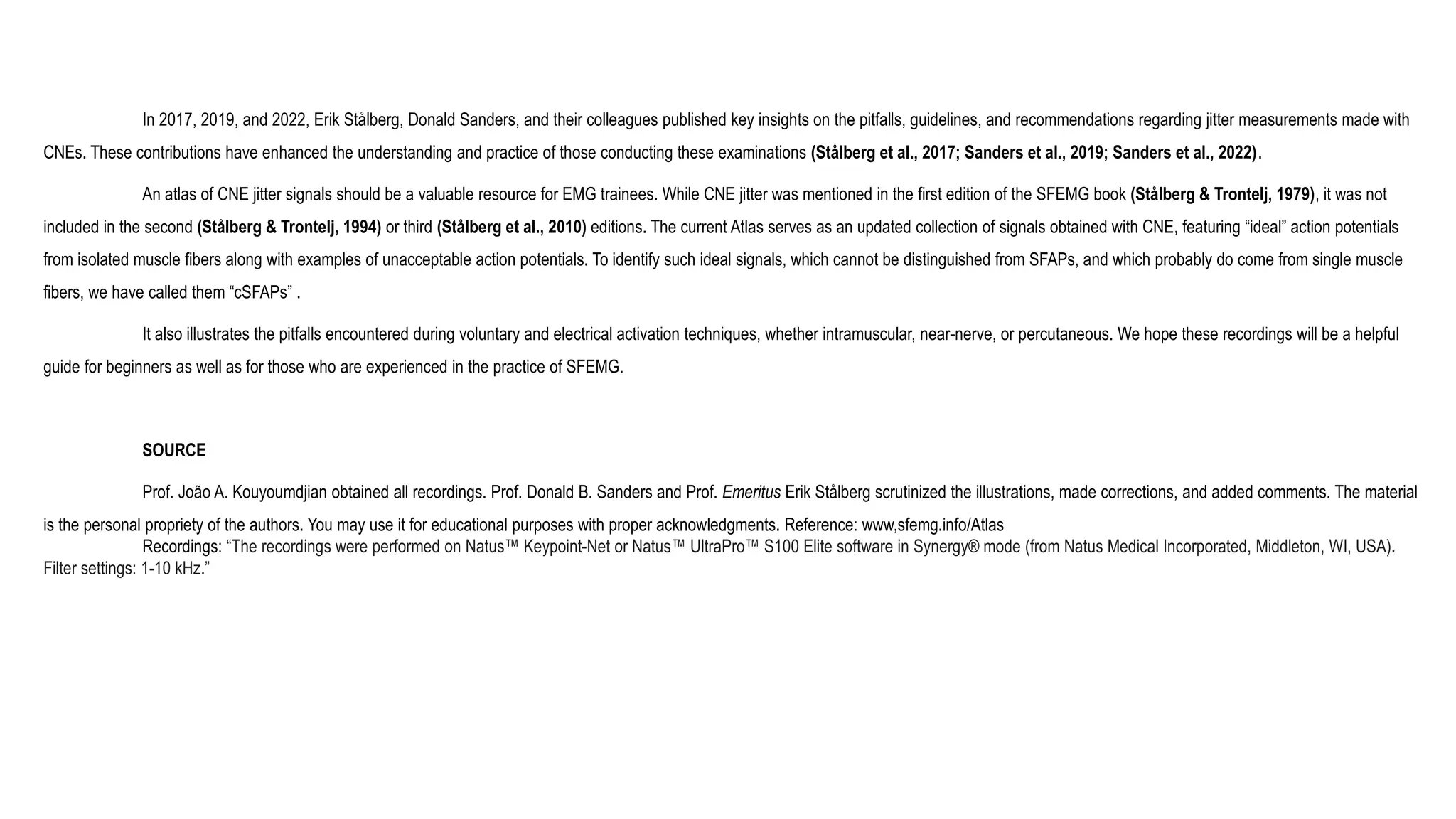 Single Fiber EMG (SFEMG) Signal Atlas - Introduction | PPTX
