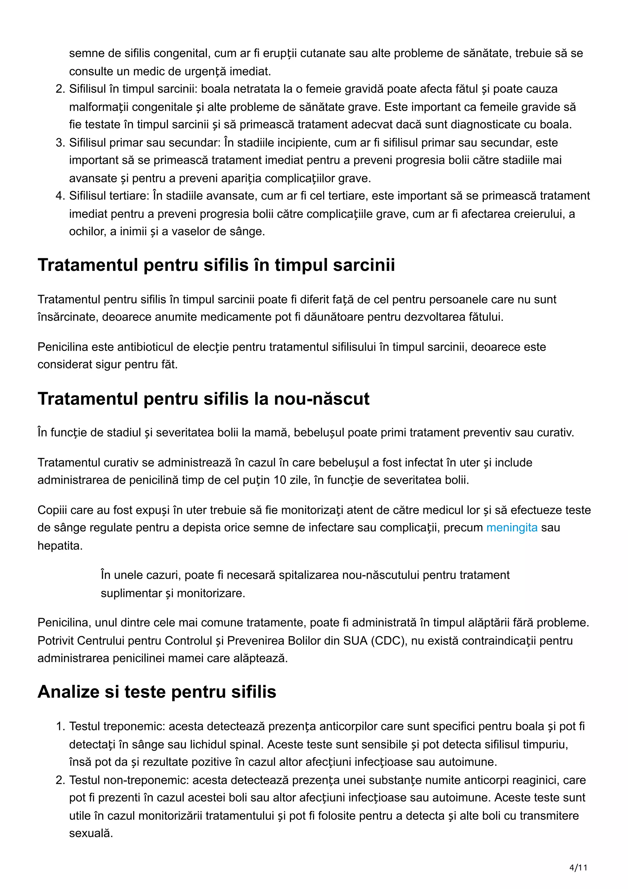 Ce este sifilisul si cum se trateaza | sfatulmedical.ro