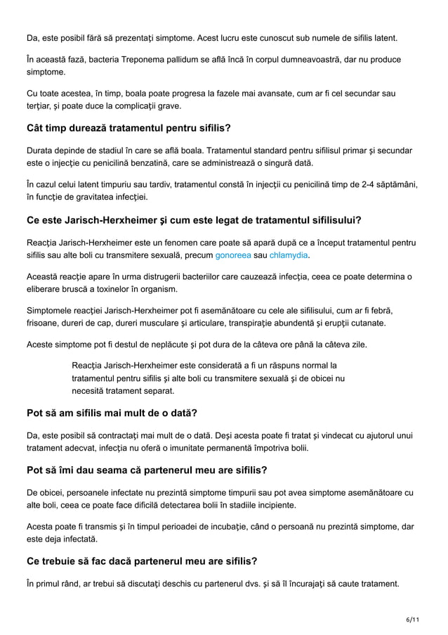 Ce este sifilisul si cum se trateaza | sfatulmedical.ro