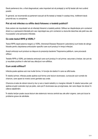 Ce este sifilisul si cum se trateaza | sfatulmedical.ro