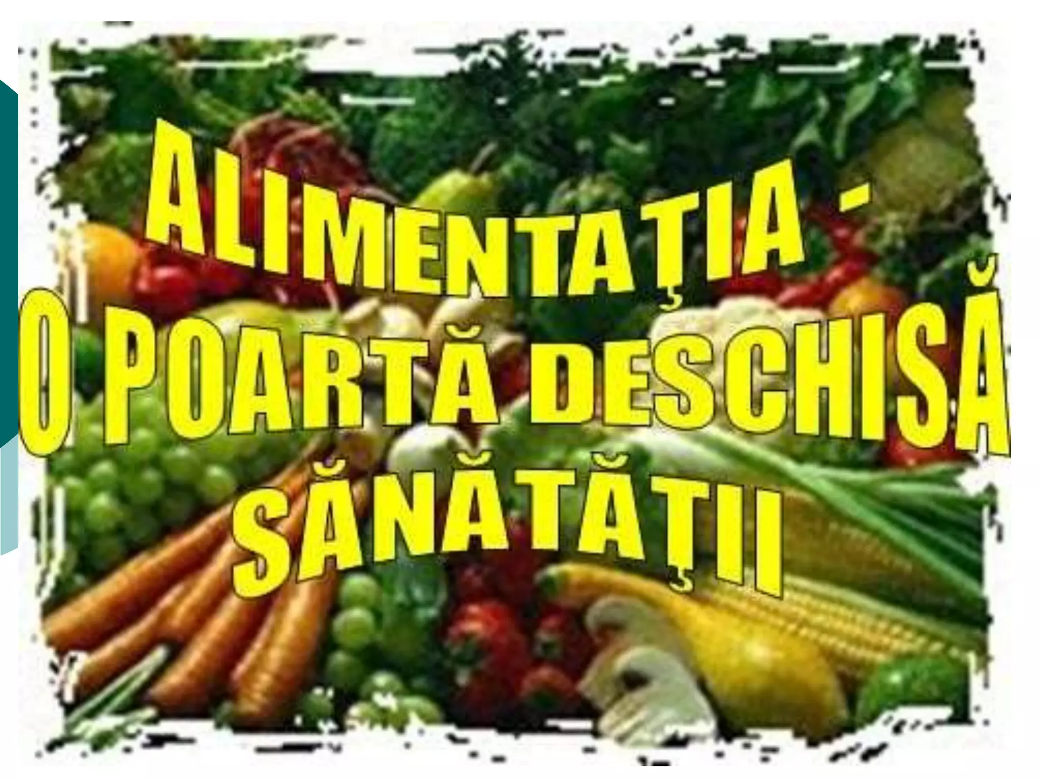 Sfaturi pentru o alimentatie sanatoasa | PPTX