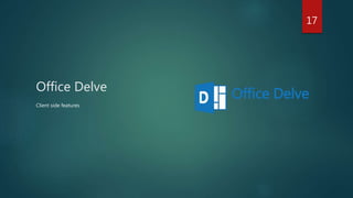 SfB, ODfB and Delve | PPTX | Operating Systems | Computer Software and ...