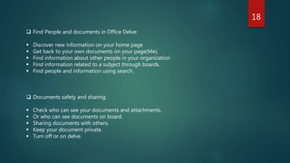 SfB, ODfB and Delve | PPTX | Operating Systems | Computer Software and ...