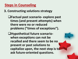 SOLUTION-FOCUSED BRIEF THERAPY (SFBT) | PDF