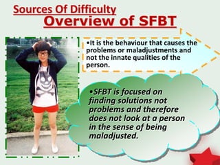 SOLUTION-FOCUSED BRIEF THERAPY (SFBT) | PDF | Mental Health | Diseases ...