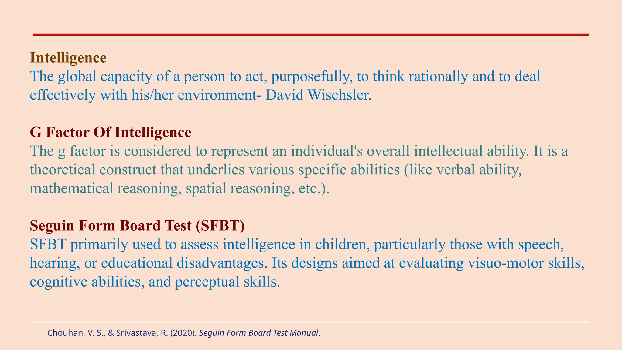 SFBT ASSESSMENT FOR IQ TESTING FOR CHILDREN | PPTX